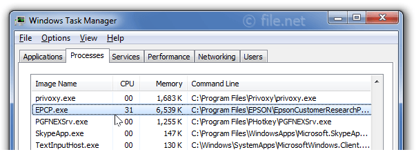 EPCP.exe Windows process - What is it?