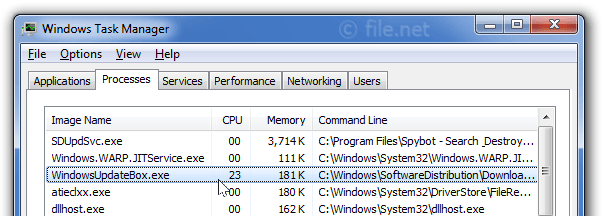 WindowsUpdateBox.exe Windows process - What is it?
